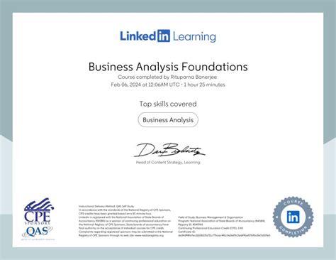 rituparna banerjee on linkedin certificate of completion