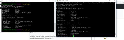 Ubuntu 16 04 And Win10 As Leader And Manager Issue 2916 Docker