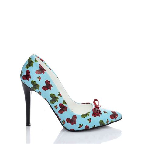 Beribboned Heeled Shoes