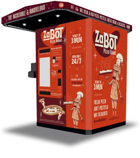 Place A Machine Zabot Pizza Robot