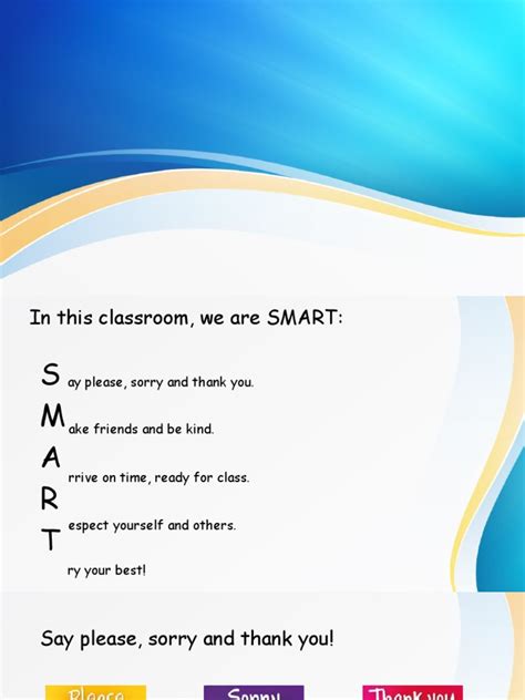 Smart Classroom Rules Pdf