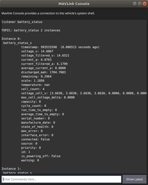 Battery Status Working In Uorb But Not Mavlink · Issue 15946 · Px4px4