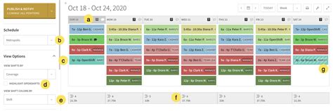 Scheduler Coverage View Reference Guide When I Work Help Center