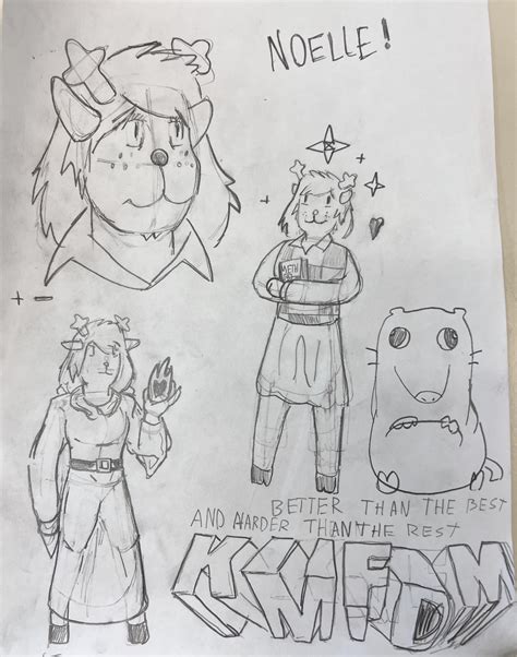 Been A While Since I Drew Noelle Rdeltarune