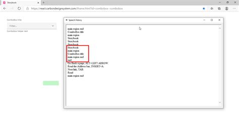 Jaws Doesnt Read Combobox Using Arrow Keys · Issue 7341 · Carbon
