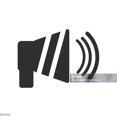 Tanda Vektor Ikon Speaker Dan Simbol Terisolasi Pada Latar Belakang