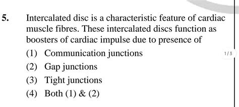 Intercalated Disc Is A Characteristic Feature Of Cardiac Muscle Fibres T