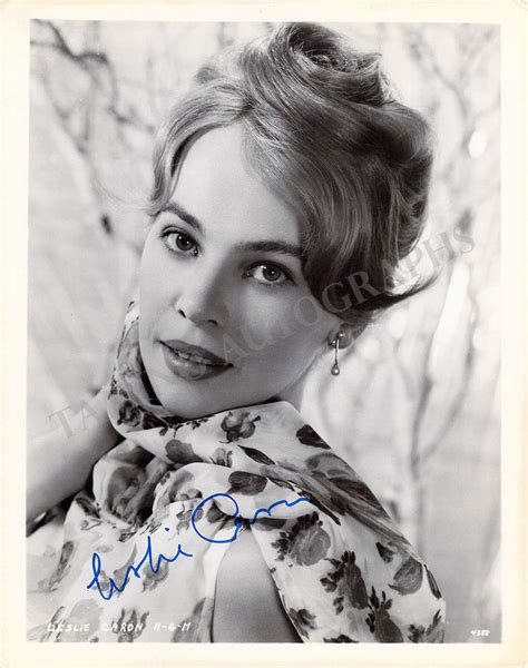 Leslie Caron Autograph Signed Photograph Tamino
