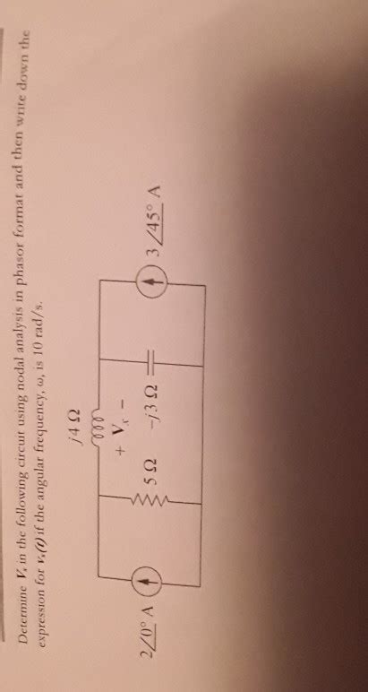 solved determine vx in the following circuit using nodel