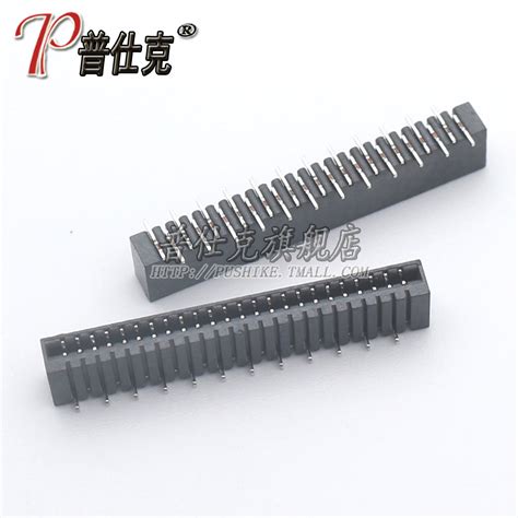 普仕克 Fpc连接器 Ffc软排线插座间距1 0mm 24p立贴错位双面接 虎窝淘