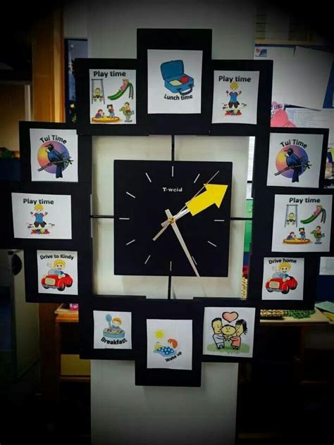 Routine Clock Visual Timetable Visual Schedules Reggio Emilia