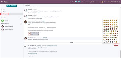 Odoo 15 Discuss Module Odoo V15 Enterprise Edition Book