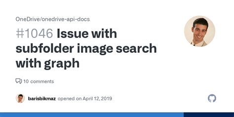 Issue With Subfolder Image Search With Graph · Issue 1046 · Onedrive