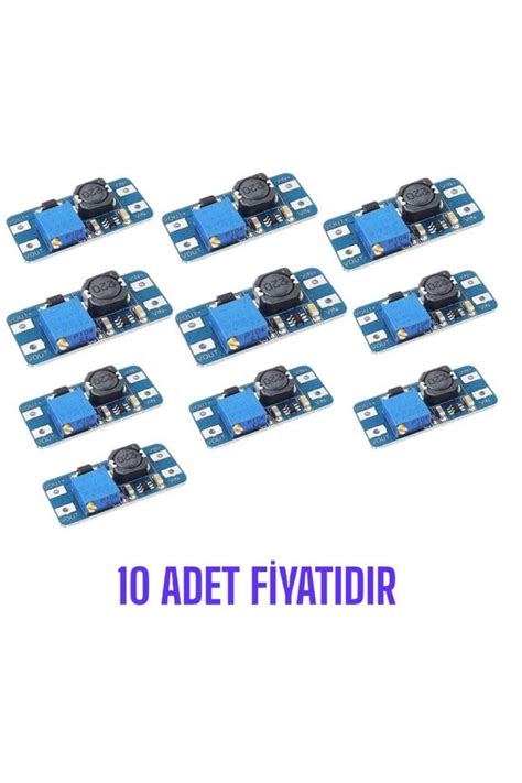Arduino Mt3608 Ayarlanabilir Voltaj Yükseltici Kart 10 Adet Fiyatı