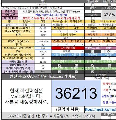 메이플스토리 인벤 환산기 사용법 메이플스토리 인벤 자유게시판
