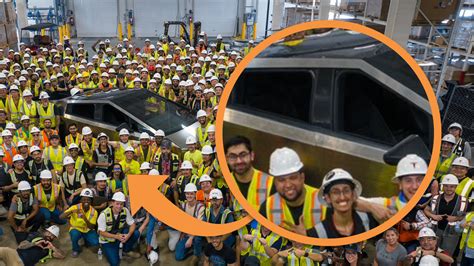 First Tesla Cybertruck To Roll Off The Line Looks Like It Has A