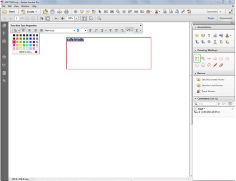 Solved Editing A Comment Box Adobe Community