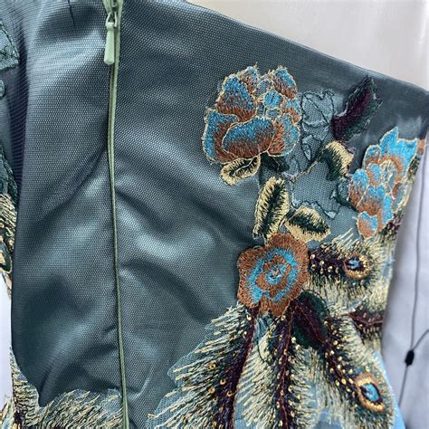 Peacock Formal Prom Dress Home Coming Pageant Multico Gem