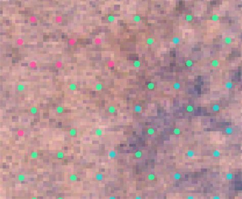 Imagerow And Imagecol Coordinates Are Not Spread Out Equidistantly