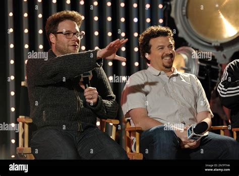 Members Of The Cast Of This Is The End Actors Seth Rogen Left And