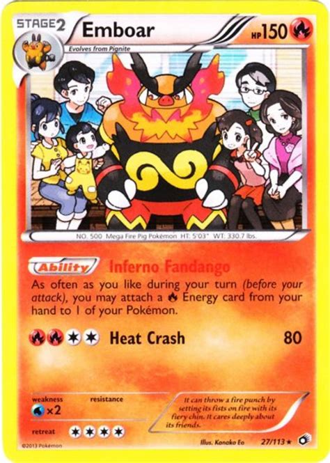 Serebii net Pokémon Card Database Legendary Treasures 27 Emboar