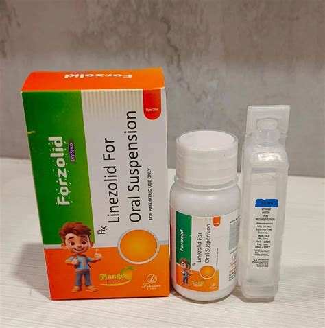 Linezolid For Oral Suspension Strength 18 G 30 Ml At ₹ 135box In