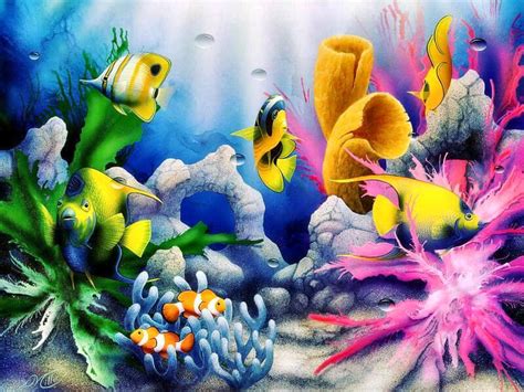 Pin By 🌈vonnie🦄 Davis🌈 On Fant~a~sea Fish Art Fish Painting Painting