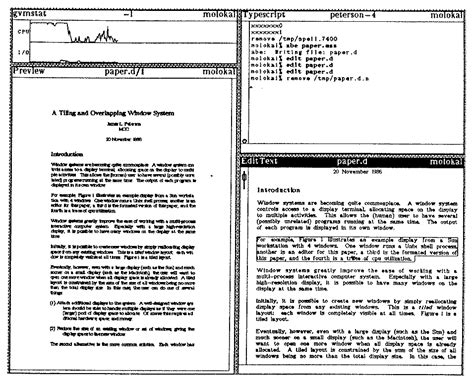 A Tiling And Overlapping Window System
