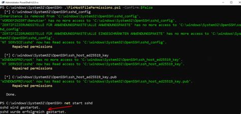OpenSSH Unter Windows 10 Und Server 2016 Aktivieren PowerShell
