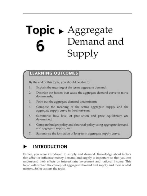 Pdf Topic 6 Aggregate Demand And Supply Dokumen Tips
