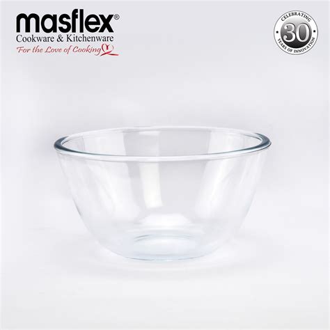 Masflex 21cm Glass Mixing Bowl 2100ml Shopee Philippines
