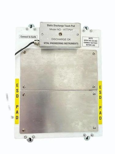 Static Discharge Touch Pad Ss Static Discharge Palm Plate With Led Indication Manufacturer