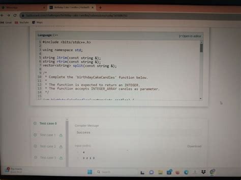 Nandini Mate On Linkedin Codingchallenge Problem Cprogramming