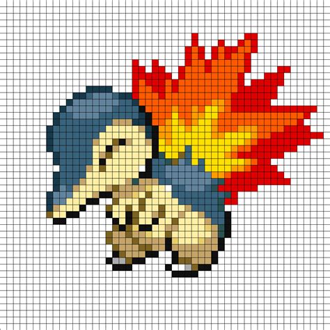 Pixel Pokemon Sprites Cyndaquil Pokemon Sprite Perler Bead Pattern Porn Sex Picture