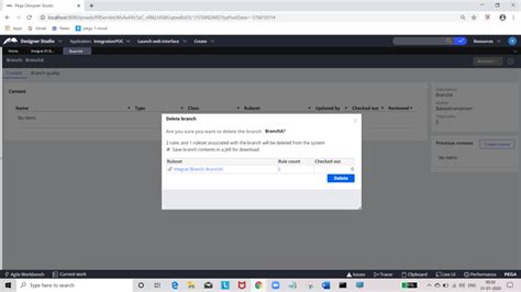 Branch And Merge In Pega