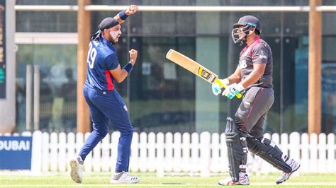 Jessy Singh Celebrates After Getting Ashfaq Ahmed To Edge Behind
