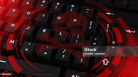 Computer Hacker Virus Alert A Graphical Representation Of Internet Viruses And Hacker Threats