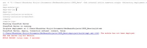 Sql Java Web Application Failed To Deploy Stack Overflow