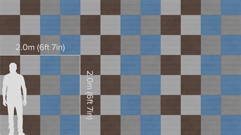 Square Acoustic Fluted Tile Texture Grey Poliigon