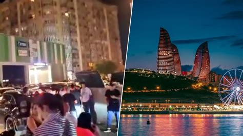 В Азербайджане было землетрясение 4 июля 2023 видео с места