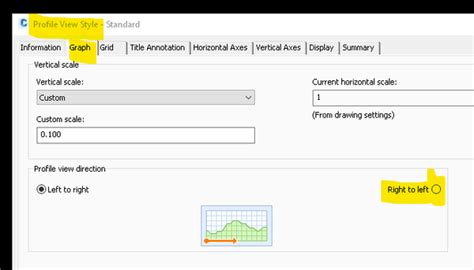 solved reverse profile stationing without reversing profile direction
