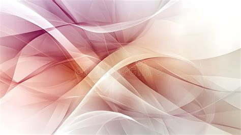 Abstract Flowing Waves In Soft Colors Create A Serene And Modern Visual
