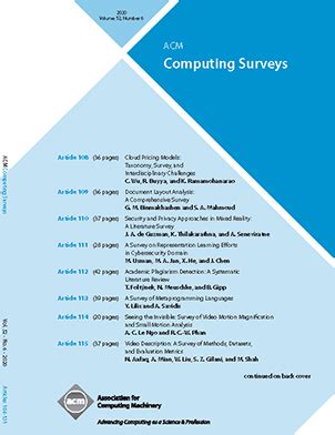 Video Description A Survey Of Methods Datasets And Evaluation Metrics ACM Computing Surveys