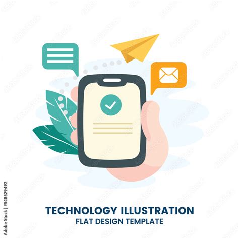 Hand Holding Phone With Short Messages Chatting With Friends And