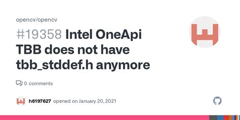 Intel Oneapi Tbb Does Not Have Tbbstddefh Anymore · Issue 19358