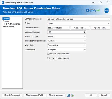 Help Manual Premium Sql Server Destination