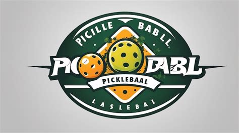 A Logo For A Pickle Pickle With A Green Arrow Premium Ai Generated Image