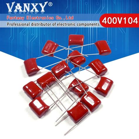 10PCS 400V104J Pitch 10mm 0 1UF 100NF 400V 104 CBB Polypropylene Film