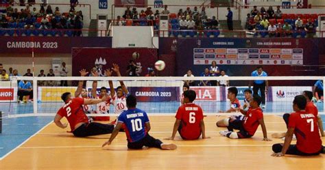 វិញ្ញាសាបាល់ទះអង្គុយបុរស៖ កម្ពុជា ឈ្នះហ្វីលីពីន ដោយលទ្ធផល ៣សិត ទល់នឹង ០ ក្រសួងព័ត៌មាន