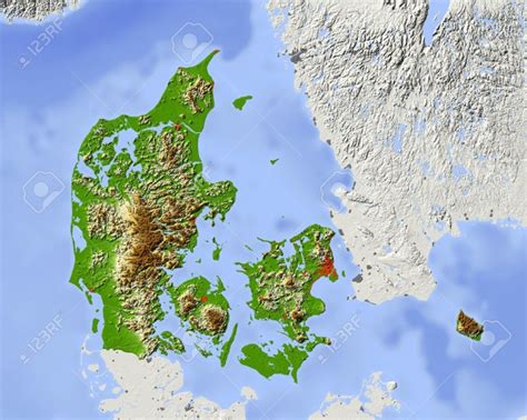 덴마크 지도 Denmark Map 덴마크 여행 철도노선도 도로망지도 덴마크 지형도 덴마크 음영기복도 네이버 블로그